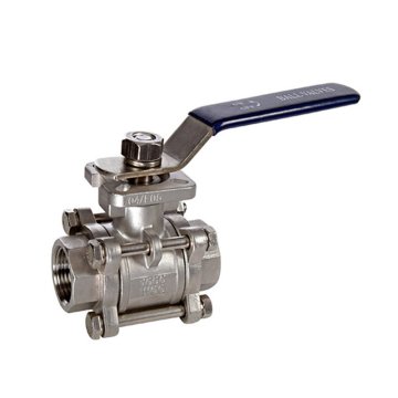 3PC Stainless Steel Threaded Ball Valve | ss 3pc Threaded Ball Valve ...